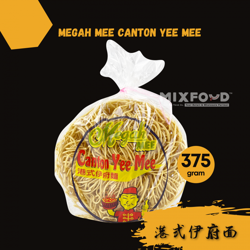 Megah Mee Canton Yee Mee 375g 港式伊府面 – Mix Food